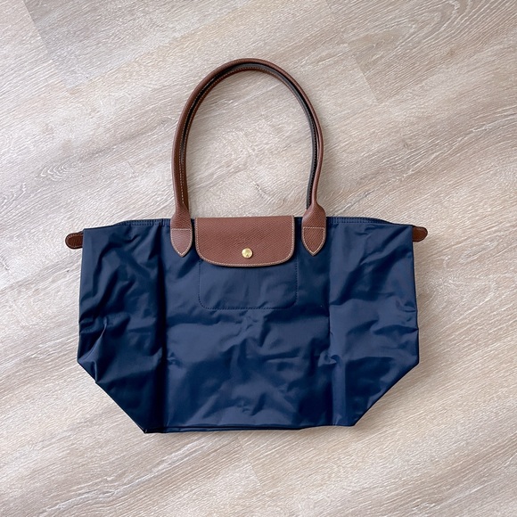 Longchamp | Bags | Longchamp Large Tote Le Pliage Large Nylon Shoulder ...